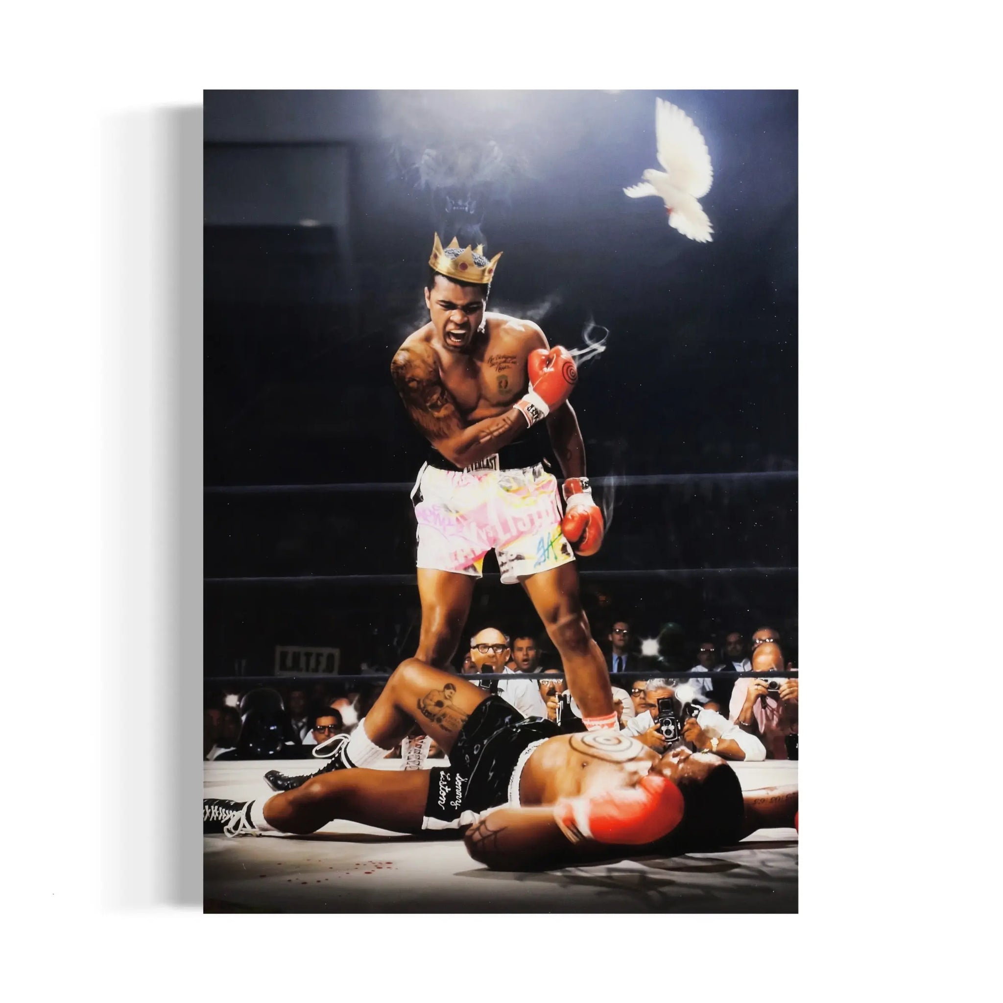 Muhammad Ali 'Boxing King' Canvas Wall Art | Poster Print